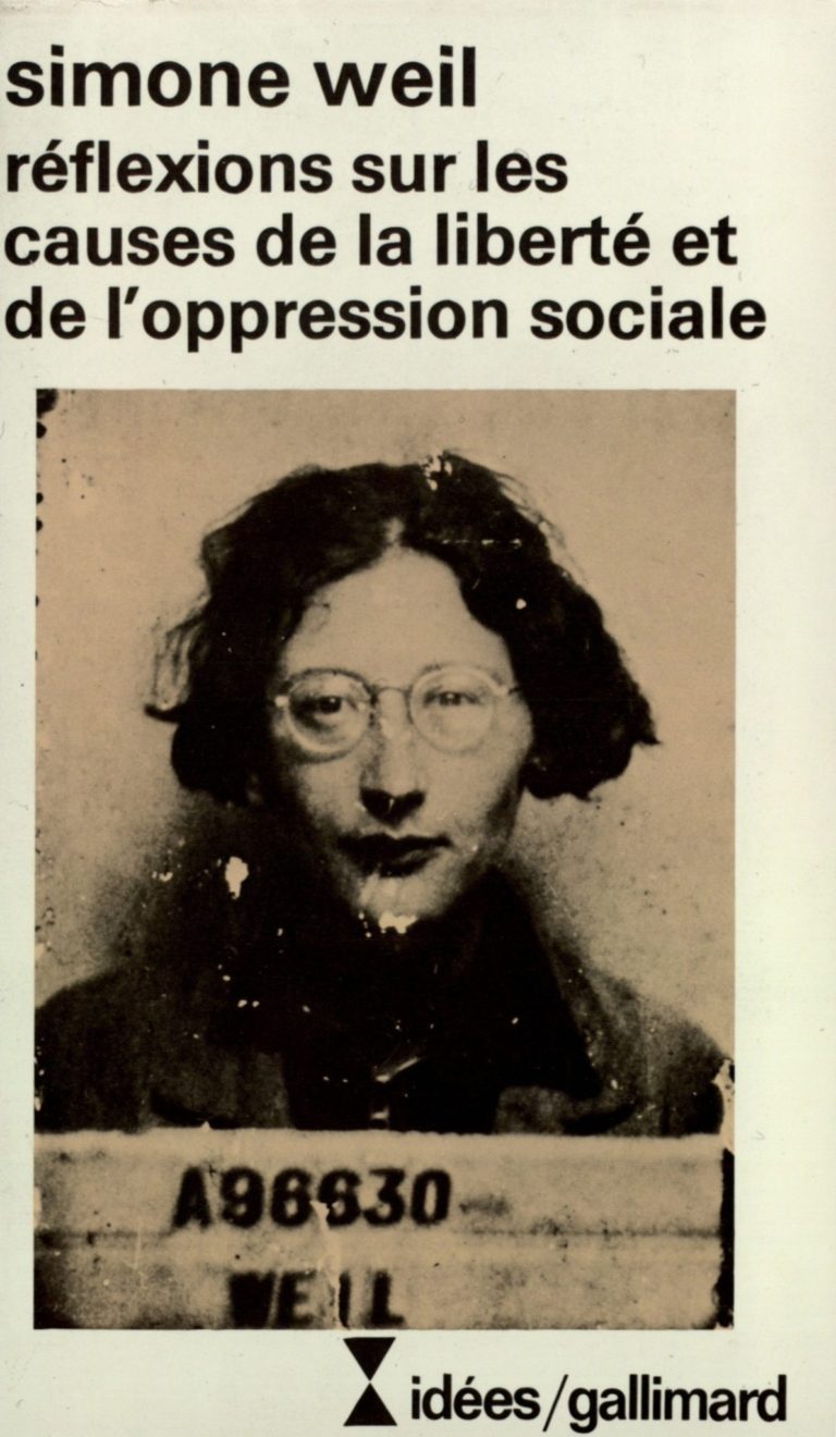Simone Weil – Les vrais voyageurs